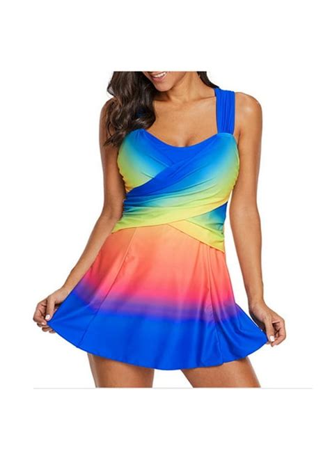 Clearance Yajing Swimwear For Women Women Plus Size Tankini Swimsuits