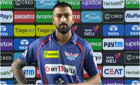 Ipl 2023 “we Gave Away Too Many Runs” Says Krunal Pandya After Lsgs