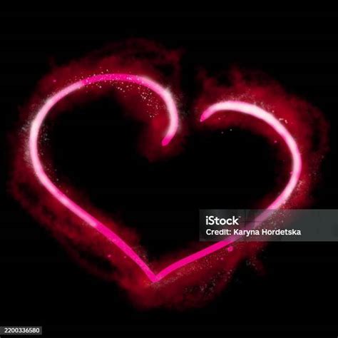 연기와 스플래시가 있는 네온 하트 프레임 웹 및 인쇄용 일러스트레이션 템플릿 Championship에 대한 스톡 벡터 아트 및 기타 이미지 Championship 개념