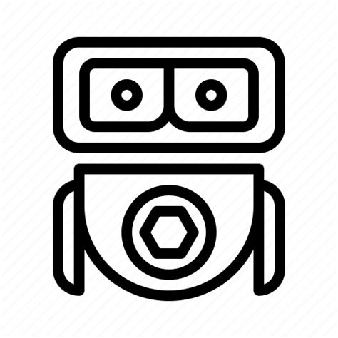 Humanoid Bot Robotics Machines Robot Icon Download On Iconfinder