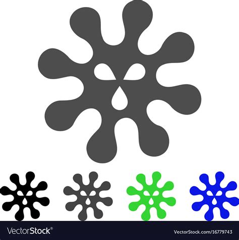 Virus Flat Icon Royalty Free Vector Image VectorStock