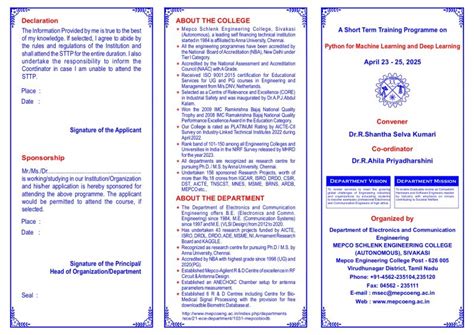 Python Machinelearning Deeplearning Dr R Shantha Selva Kumari