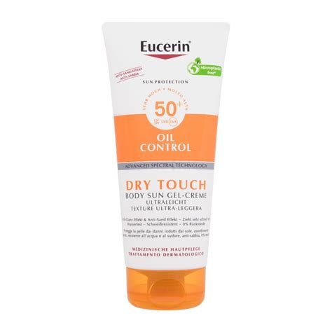 Eucerin Sun Oil Control Dry Touch Body Sun Gel Cream SPF Protezione Solare Corpo Ml