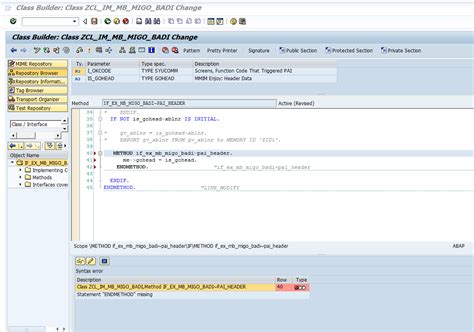 solved read migo header data in badi mb migo badi sap community