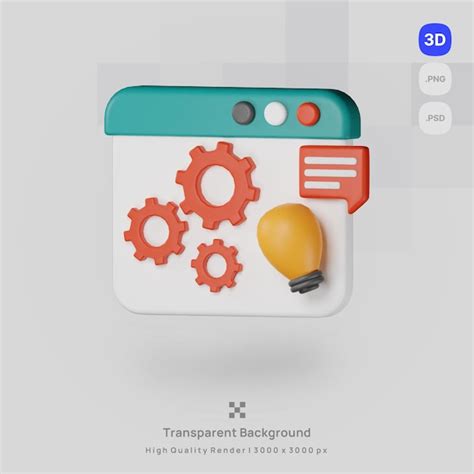Premium Psd 3d Icon Illustration Search Engine Optimization Render