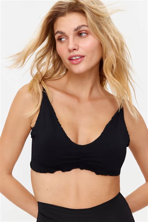 Trendyol Collection Bra Black Plain Trendyol