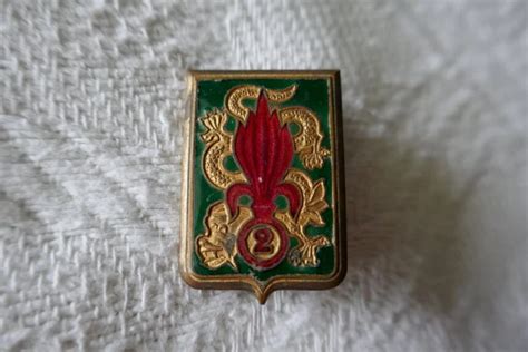 INSIGNE LÉGION ÉTRANGÈRE 2 REI Régiment Etranger d infanterie en E O