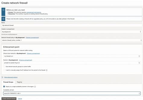 Installing Oci Network Firewall Provisioning And Configuration That