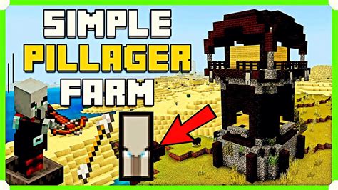 How To Build A Super Easy Pillager Outpost Farm In Minecraft Bedrock