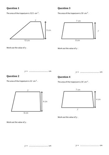 Edexcel Gcse Higher Unit 7 Area And Volume Teaching Resources