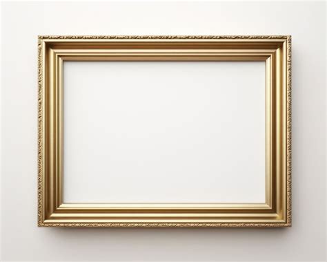 Premium Ai Image Metal Frame With White Passepartout For Copy Space