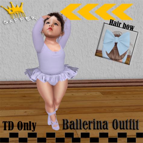 Second Life Marketplace G Ballerina Outfit Purple Td
