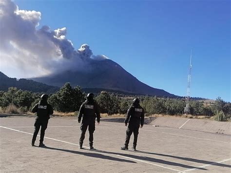 municipios del Edomex en riesgo por actividad del Popocatépetl