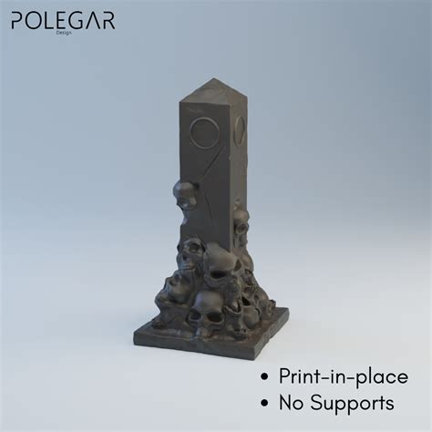 Stl File Skull Obelisk・3d Printer Design To Download・cults