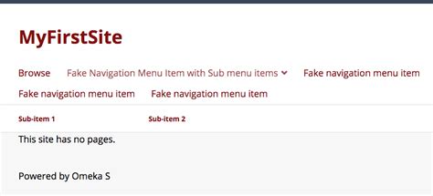 Sub Navigation Items Unclickable When Navigation Menu Wraps In Default Theme Themes Omeka Forum