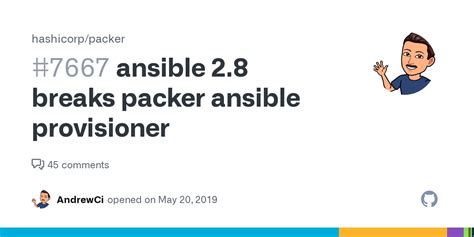 Ansible 28 Breaks Packer Ansible Provisioner · Issue 7667 · Hashicorp