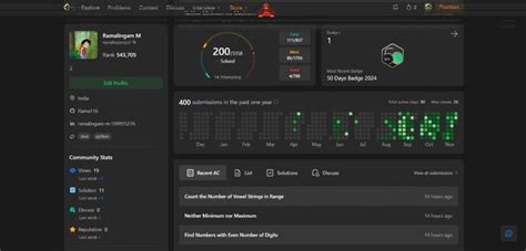 Im Excited To Share That Ive Successfully Solved 200 Problems On