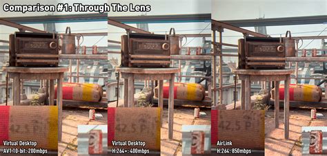virtual desktop av1 vs h264 vs airlink quest 3 r oculus