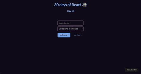 React Codesandbox