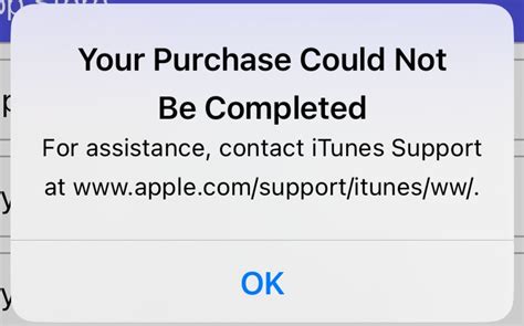 Getting Your Purchase Could Not Be Compl Apple Community