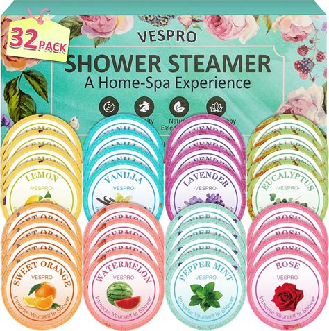32 Pack Shower Steamers Aromatherapy Tablets Ts Set For