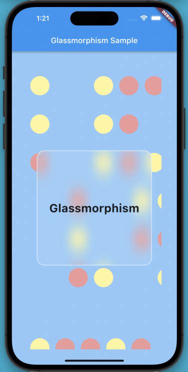 Glassmorphism 】ガラスのようなuiを実装しよう！【 Flutter 】 週刊flutter大学