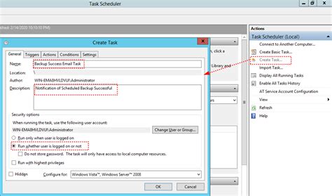 Configure Email Notification For Windows Server R Backup Ways