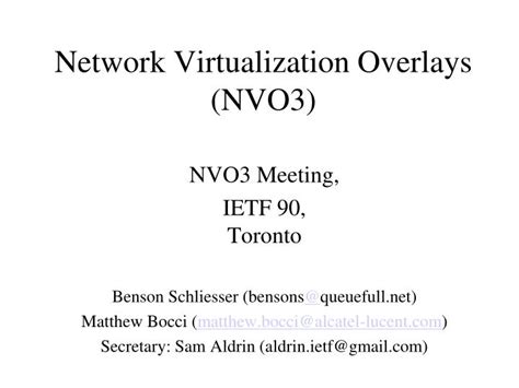 Ppt Network Virtualization Overlays Nvo3 Powerpoint Presentation Free Download Id3390060
