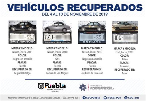 Recupera Ssc 15 Vehículos Robados En Siete Días Sicom Noticias