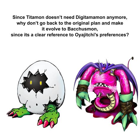 Theory Time Oyajitchi From Tamagotchi Is The Bacchusmon Of The Olympos Xii Rdigimon