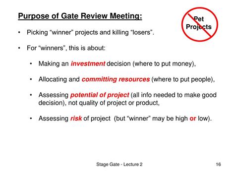 PPT Stage Gate Lecture Review Process PowerPoint Presentation Free Download ID