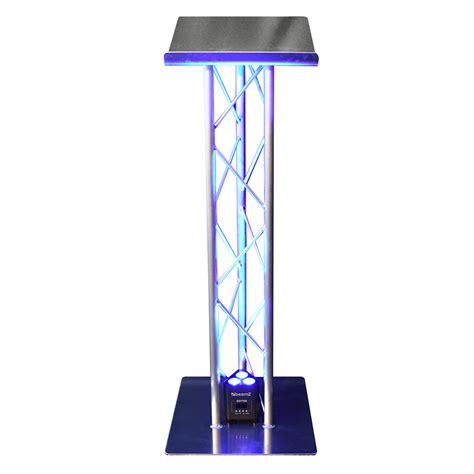 Sc Pro 1tru Tri Truss Portable Lectern Podium Stand With Par Light