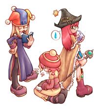 Priest Acolyte And Wizard Ragnarok Online Drawn By Monster Gogo Danbooru