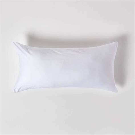 Taie D Oreiller 40X80Cm En 100 Coton Bio 400 Fils Coloris Blanc U958