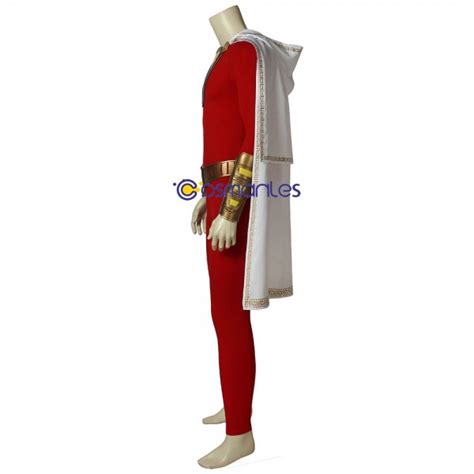 Superhero Shazam Cosplay Costume Shazam Cosplay Suit