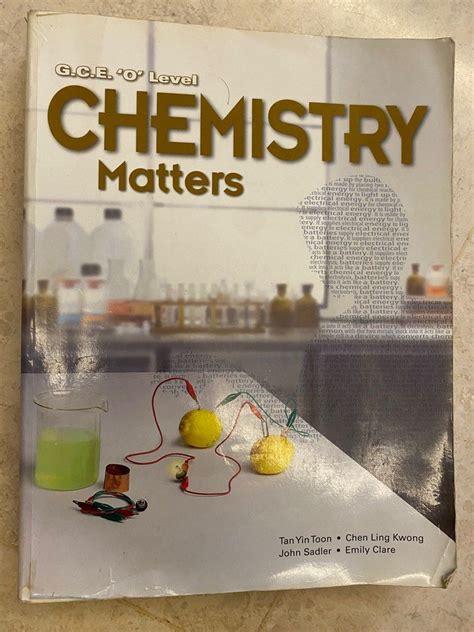 GCE O Level Chemistry Matters Hobbies Toys Books Magazines Textbooks On Carousell