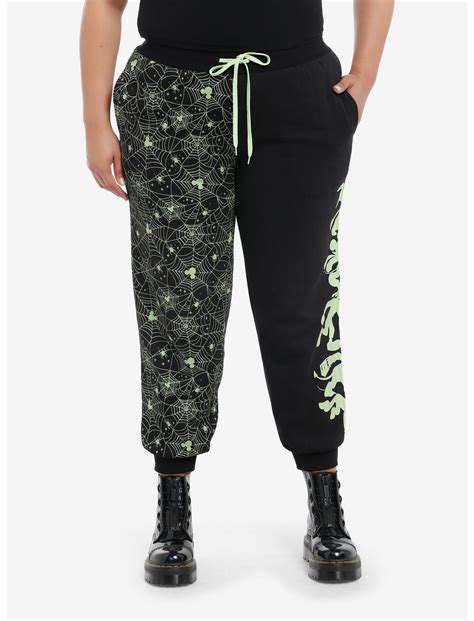 Her Universe Disney Halloween Split Glow In The Dark Girls Jogger