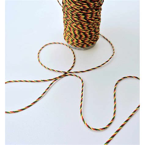 Trispalvė Virvutė Siūlas Lt 1mm