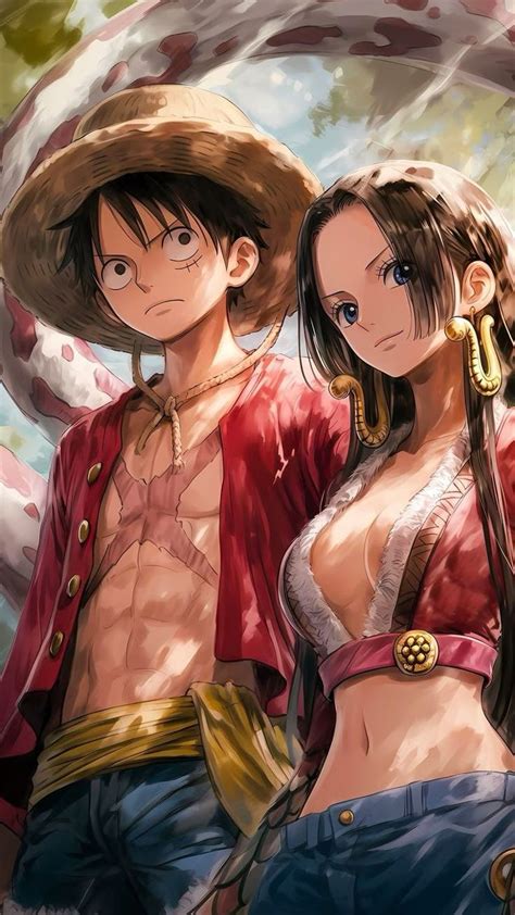 Luffy X Boa Hancock One Piece Cartoon Manga Anime One Piece Tv