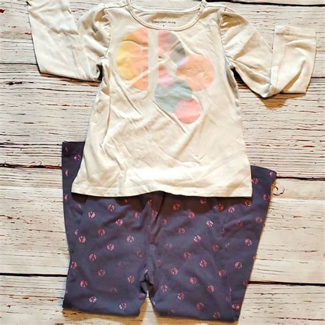 Calvin Klein | Matching Sets | Calvin Klein Girls Matching Outfit ...