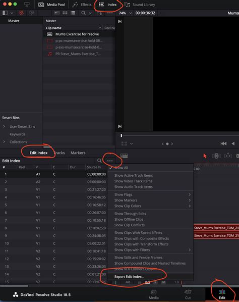 Solved Is There A Way To Log A List Of All The Clips Used Adobe