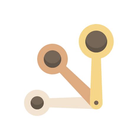 Measuring Spoons Generic Flat Icon