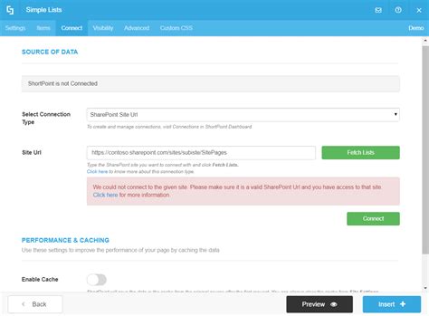 You Get Error We Could Not Connect To The Given Site Please Make Sure It Is A Valid Sharepoint