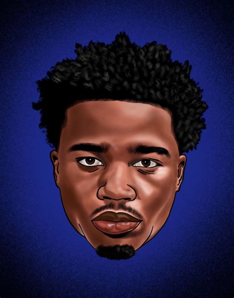 Roddy Ricch Digital Portrait Printable Wall Art Instant Download