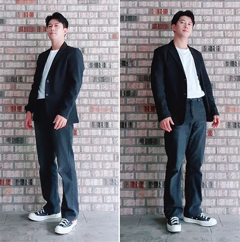 여름 남자 실내 데이트룩은 린넨 자켓에 청바지 믹스매치 코디로 네이버 블로그