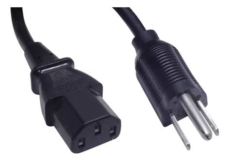Cable Poder Americano C13 12 18mt Clickbox Cuotas Sin Interés