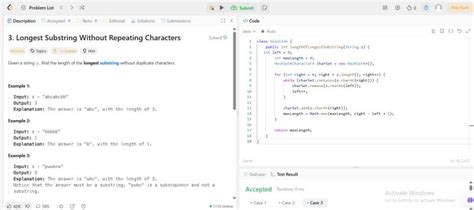 Solved Leetcodes Longest Substring Problem With Java Yogesh K Posted On The Topic Linkedin