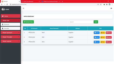 Ci Crud Update Data Ubah Data Sistem Informasi Inventory Barang Youtube