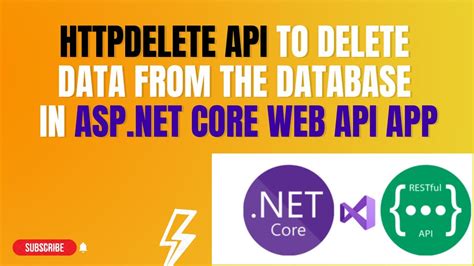 91 HttpDelete Api To Delete Data From The Database YouTube