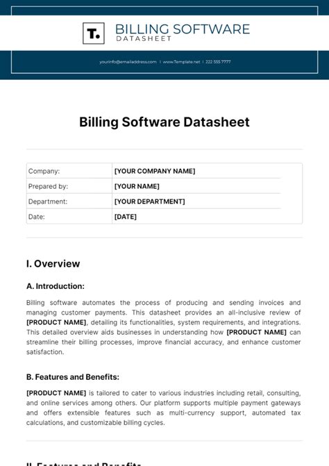Free Bill Sheet Templates Editable And Printable